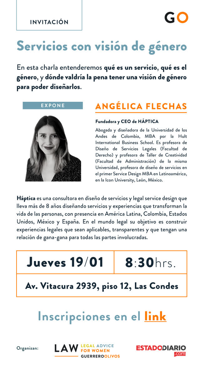 Charla «Servicios con visión de género» – EstadoDiario