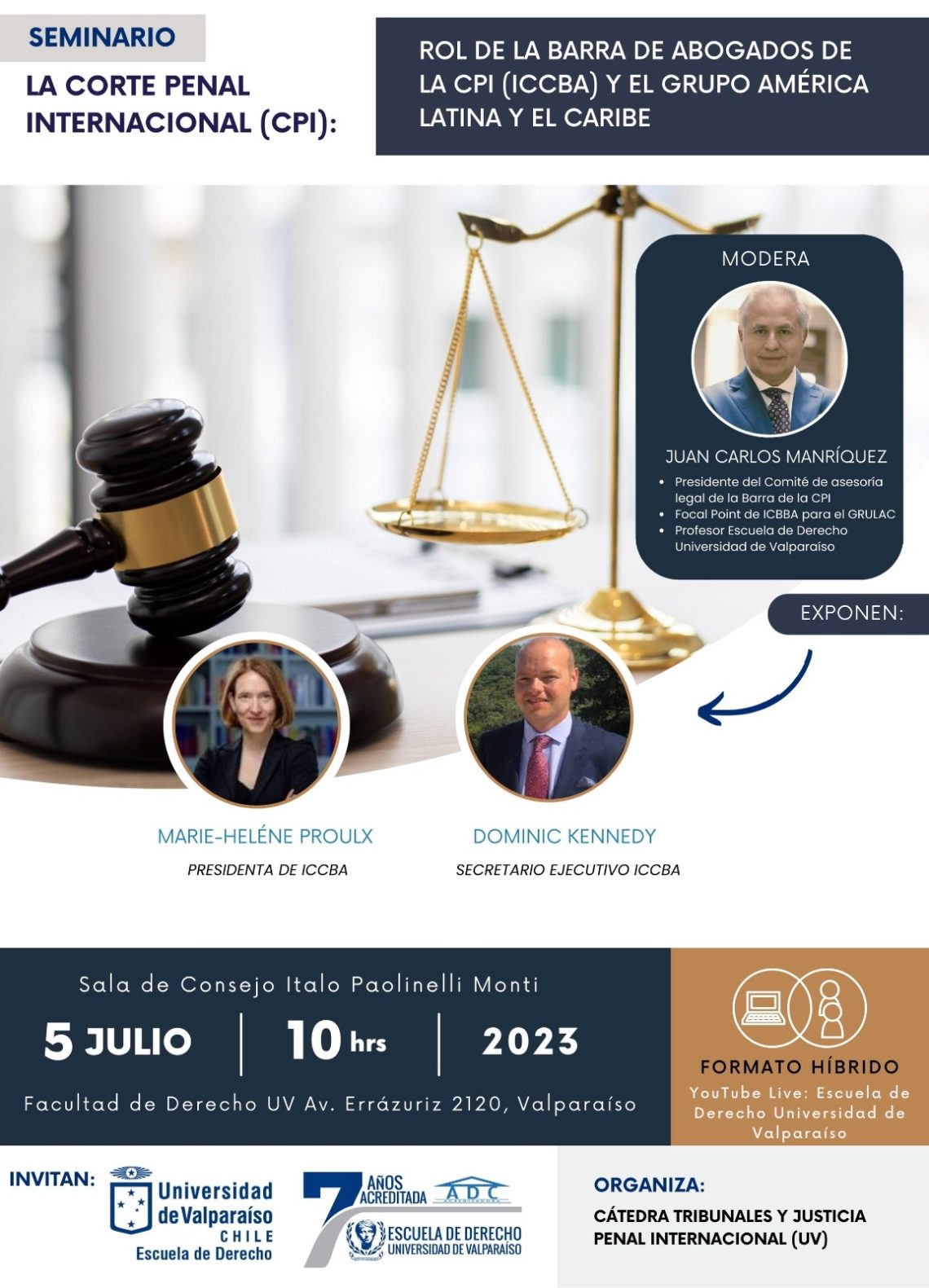 Seminario “La Corte Penal Internacional: rol de la barra de abogados de la CPI y Grupo América ...