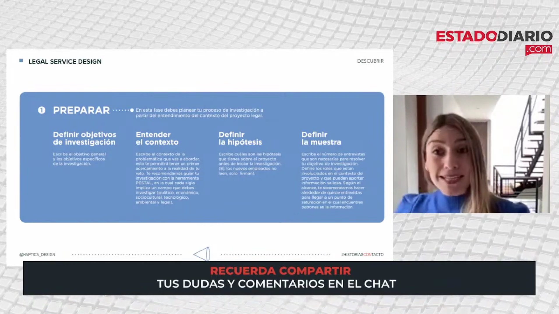 Webinar Herramientas para diagnosticar el servicio legal, en gerencias legales y estudios ...