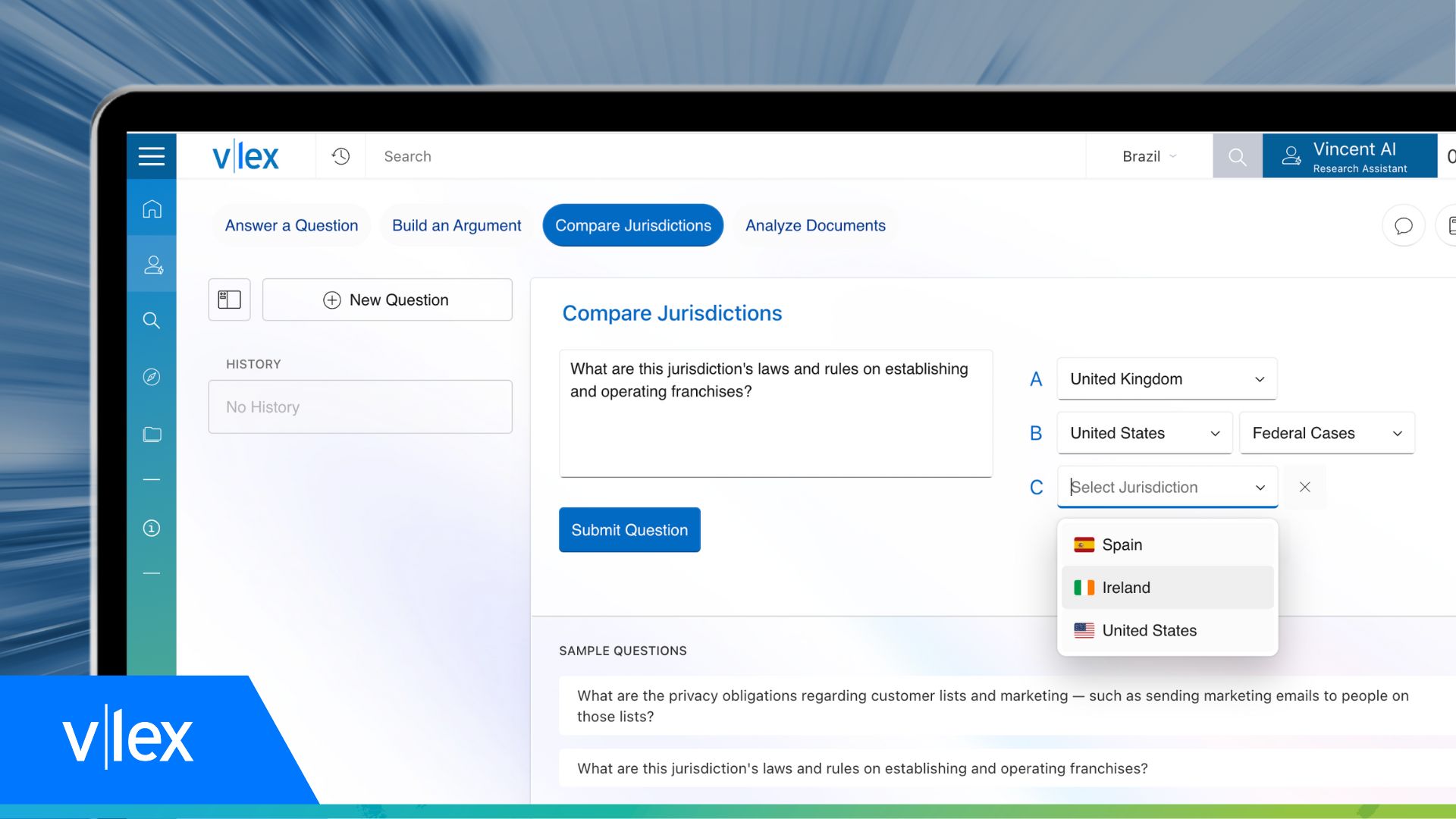 vLex convierte su asistente de búsqueda jurídica Vincent AI, en el más ...