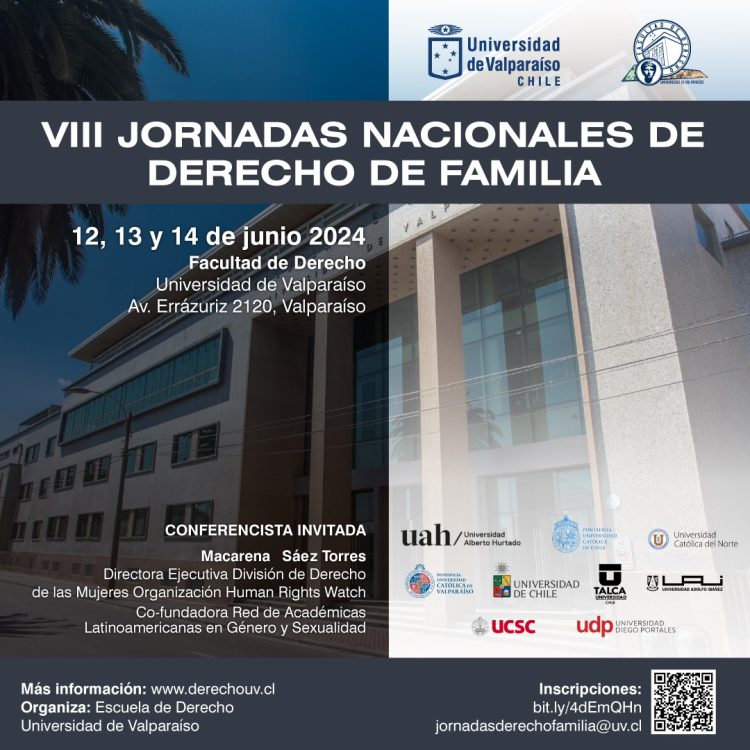 Universidad de Valparaíso albergará las VIII Jornadas Nacionales de Derecho de Familia ...